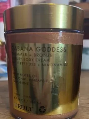 TRULY | Skincare | Truly Cabana Goddess Shimmer Bronze Body Cream Rose ...
